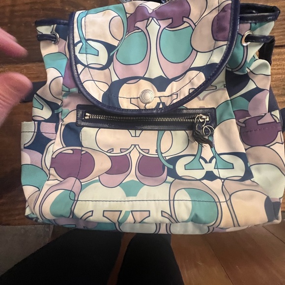 Coach | Bags | Coach Back Pack Coach Symbols Good Condition One Circle ...